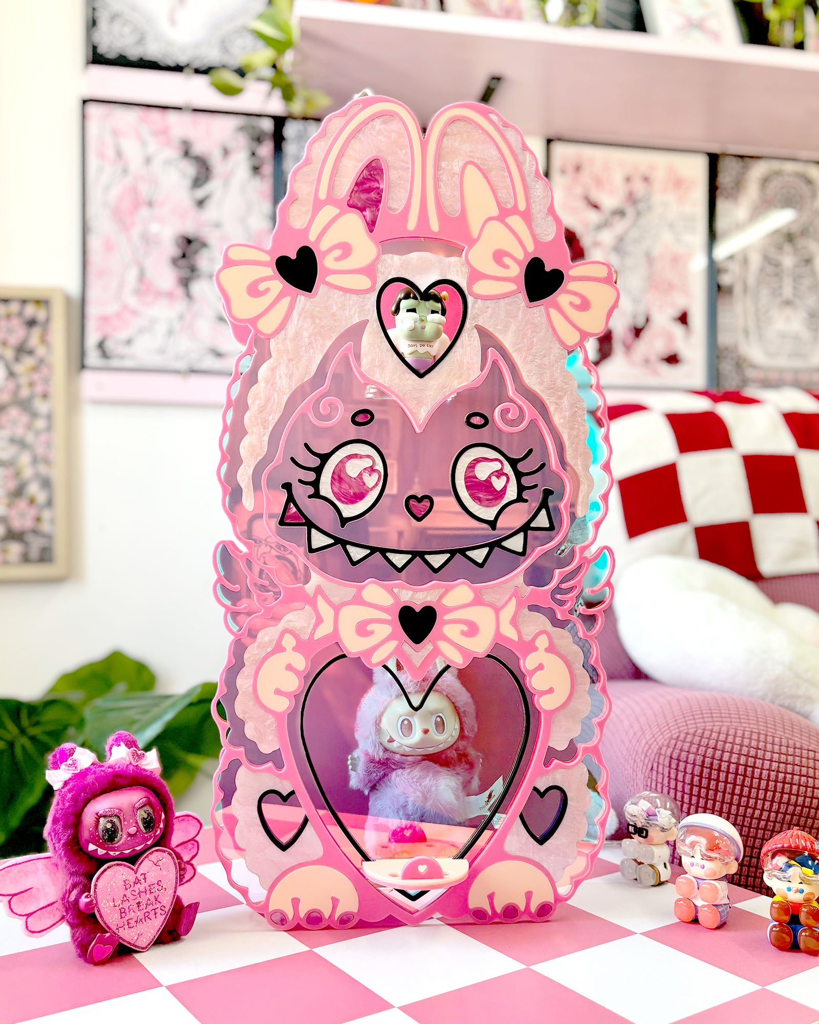 Large Labubu Shelf (Pink) – Ella Mobbs